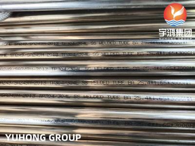 China Stainless Steel Welded Tubing ASME SA249 ASTM A249 TP316 / 316L Plain End for sale