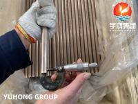 China ASTM B111 C70600 Copper Nickel Alloy Heat Exchange Tube for sale