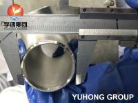 China ASTM A815 S32750 Super Duplex Stainless Steel Equal Tee with Chloride Service Capability Butt Weld Fitting for sale