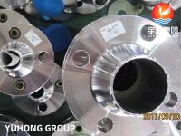 China UNS N08825 WELDING-NECK WNRF FLANGE ASTM B564 INCOLOY825 B16.5 for sale