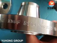 China UNS N08825 WELDING-NECK WNRF FLANGE ASTM B564 INCOLOY825 B16.5 for sale