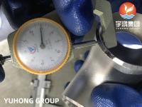 China ASME B16.9 ASTM A815 2507 / UNS S32750 Seamless Super Duplex Pipe Tee for sale