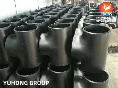 China ASTM A234 WPB Equal Tee Carbon Steel Buttweld Pipe Fitting for sale