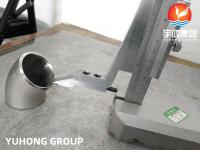 China Stainless Steel Pipe Fitting , JIS B2312 SS304 LR / SR Butt Welding Elbow For Connection for sale