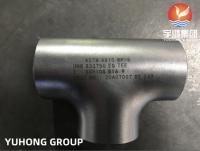 China ASTM A815 S32750 Duplex Steel Pipe Fittings Seamless Equal Tee Butt Welded B16.9 for sale