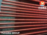 China ASTM B111 / ASME SB111 UNS C71500 Copper Alloy Tube Bimetallic Finned Tube for sale