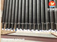 China G TYPE EMBEDDED FINNED TUBE A179 BARE PIPE ALUMINIUM FIN AIR COOLER for sale
