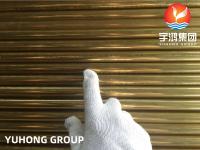 China ASTM B111 C44300 SEAMLESS COPPER NICKEL TUBE FOR HEAT EXCHANGER for sale