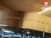 China ASTM A182 F304 F304L Forged Steel Flanges F.F. / R.F. And R.T. Face Type for sale