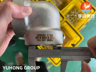 China Stainless Steel Forged Fitting, ASME B16.11,NPT,SW,90°ELOW,3000#,6000# for sale