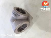China ASTM B151 C70600 Copper Nickel Forged Fittings 3000LB B16.11 for sale