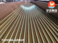China ASTM B111 C44300 Seamless Copper Nickel Tube Heat exchanger Tube ECT Available for sale