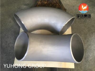 China ASTM B564 N04400 Monel400 Nickel Alloy Elbow 90 Degree LR Butt Weld Seamless Fittings for sale