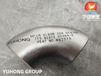 China JIS B2312 SUS 304 Elbow Japanese Standard Stainless Steel Buttweld Fitting for sale