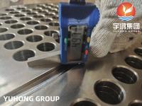 China EN10028 1.4541 / A182 F321 Tubesheet Stainless Steel Heat Exchanger Tube Plate for sale
