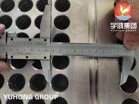 China EN10028 1.4541 / A182 F321 Tubesheet Stainless Steel Heat Exchanger Tube Plate for sale