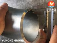 China 254 SMO ELBOW HIGH-ALLOYED STAINLESS STEEL FITTING ASTM A403 S31254 for sale
