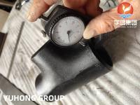 China ASTM A234 WPB Black Coated Carbon Steel Pipe Fittings Tee for sale