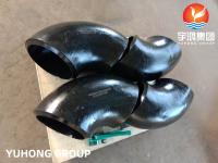 China ASTM A234 WPB Carbon Steel Seamless Fittings Elbow Rust Proof Black Oil Surface for sale