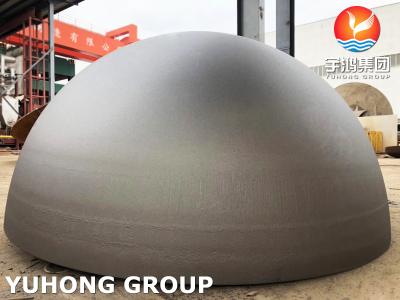 China ASME SA516 GR.70 CARBON STEEL DISH HEAD HEMISPHERICAL END CAP for sale