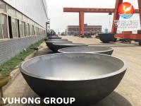China ASME SA516 GR.70 CARBON STEEL DISH HEAD HEMISPHERICAL END CAP for sale