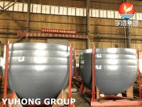 China A516 GR.70 Elliptical Heads Torispherical Heads Tank Caps For Heat Exchanger Parts. for sale