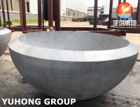 China ASME SA516 GR.70 CARBON STEEL DISH HEAD HEMISPHERICAL END CAP for sale