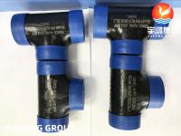 China A860 WPHY60 high-strength carbon steel Tee and elbow, butt weld fitting used in high-pressure pipeline systems for sale