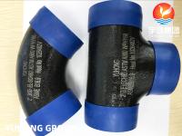 China A860 WPHY60 high-strength carbon steel Tee and elbow, butt weld fitting used in high-pressure pipeline systems for sale