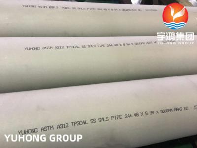 China ASTM A312 TP304L (UNS S30403) Stainless Steel Seamless Pipe For Chemical Industry for sale