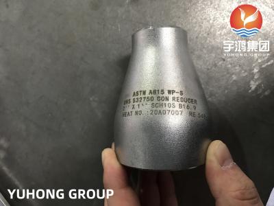 China ASTM A815 UNS S32750 Super Duplex Steel Pipe Fitting Concentric Reducer for sale