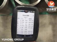 China ASTM B407 UNS N08811 Incoloy Pipe 219.1*12.7*388mm Bright Surface, Nickel Alloy Pipe for sale