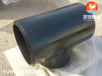 China ASTM A234 WP11 Equal Tee , Carbon Steel Butt-Weld Fitting , Black Paint Rust Proof Surface for sale