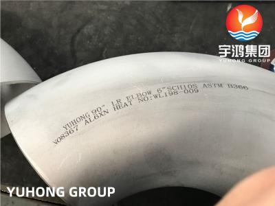 China ASTM B366 Alloy 8367 AL6XN Butt Weld Fittings Reducer Elbow High Precision B16.9 for sale