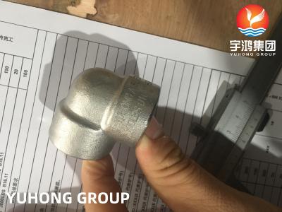 China Stainless Steel Forged Fitting A182 F304 3000LB  Socket Welde Elbow ASME B16.11 for sale