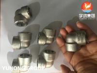 China Stainless Steel Forged Fitting A182 F304 3000LB  Socket Welde Elbow ASME B16.11 for sale