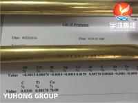China ASTM B111 /ASME SB111 C44300 O61 Seamless Boiler Tubes Brass Tube Cold Finished Oil and Gas for sale