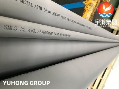 China ASTM B690 Alloy 8367 Nickel Chromium Molybdenum Alloy Seamless Pipe for sale