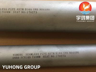 China ASTM B165 UNS N04400, Monel 400, 2.4360 Nickel Copper Alloy Steel Seamless Pipe for sale
