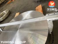 China Stainless Steel Disc ASME SA965 F304 Disk Round Plate For Heat Exchanger for sale