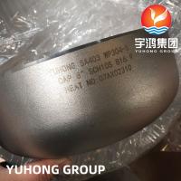 China ASME SA403 WP304 Stainless Steel Buttweld Pipe Fittings Seamless End Cap B16.9 for sale