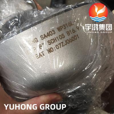 China ASTM A403 / ASME SA403  316 316L 316H Stainless Steel Cap for sale