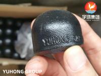 China ASTM A234 WPB Butt Weld Carbon Steel Pipe Fittings Black Painting End Cap for sale