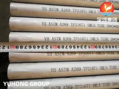China ASTM A269 TP316Ti UNS S31635 Seamless Tube Chemical Containers for sale