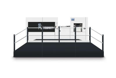 China 300T Force Automatic Die Cutting Machine Non Stop Collection Labels Auto Die Cutter for sale