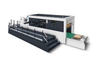 China Automatic Sticker Die Cutting And Creasing Machine 0.7Mpa Pressure With Stripping for sale