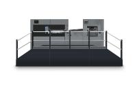 China Customised Automatic Die Cutting Machine Auto Lubrication Industrial Die Cutter for sale