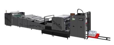 China High Speed Spot UV Machine 9000 Sheets/H Spot UV Coater With Automatic Feeder And Sheet Transferring Unit for sale