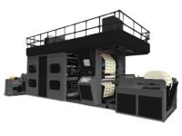 China Electric Flexo Printing Machine 200m/Min Flexographic Printing Press PLC Control for sale