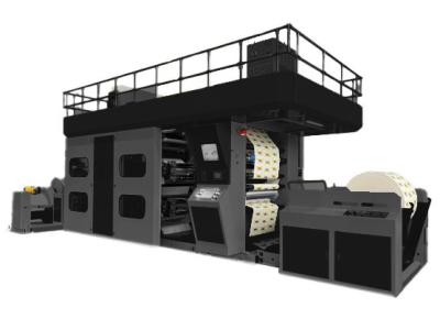 China Electric Flexo Printing Machine 200m/Min Flexographic Printing Press PLC Control for sale